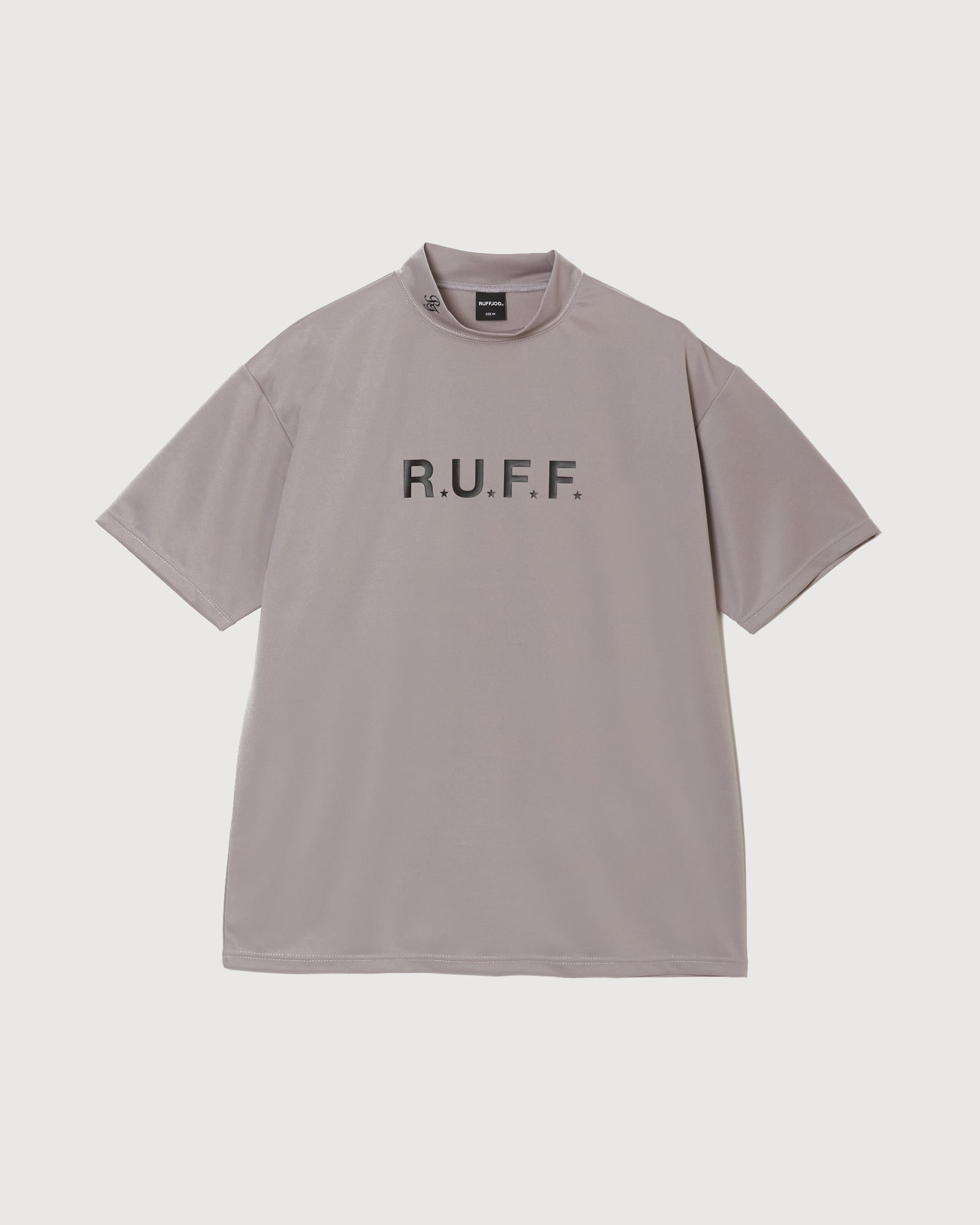 IR RUFF S/S MOCK NECK TEE GREY – RUFFLOG