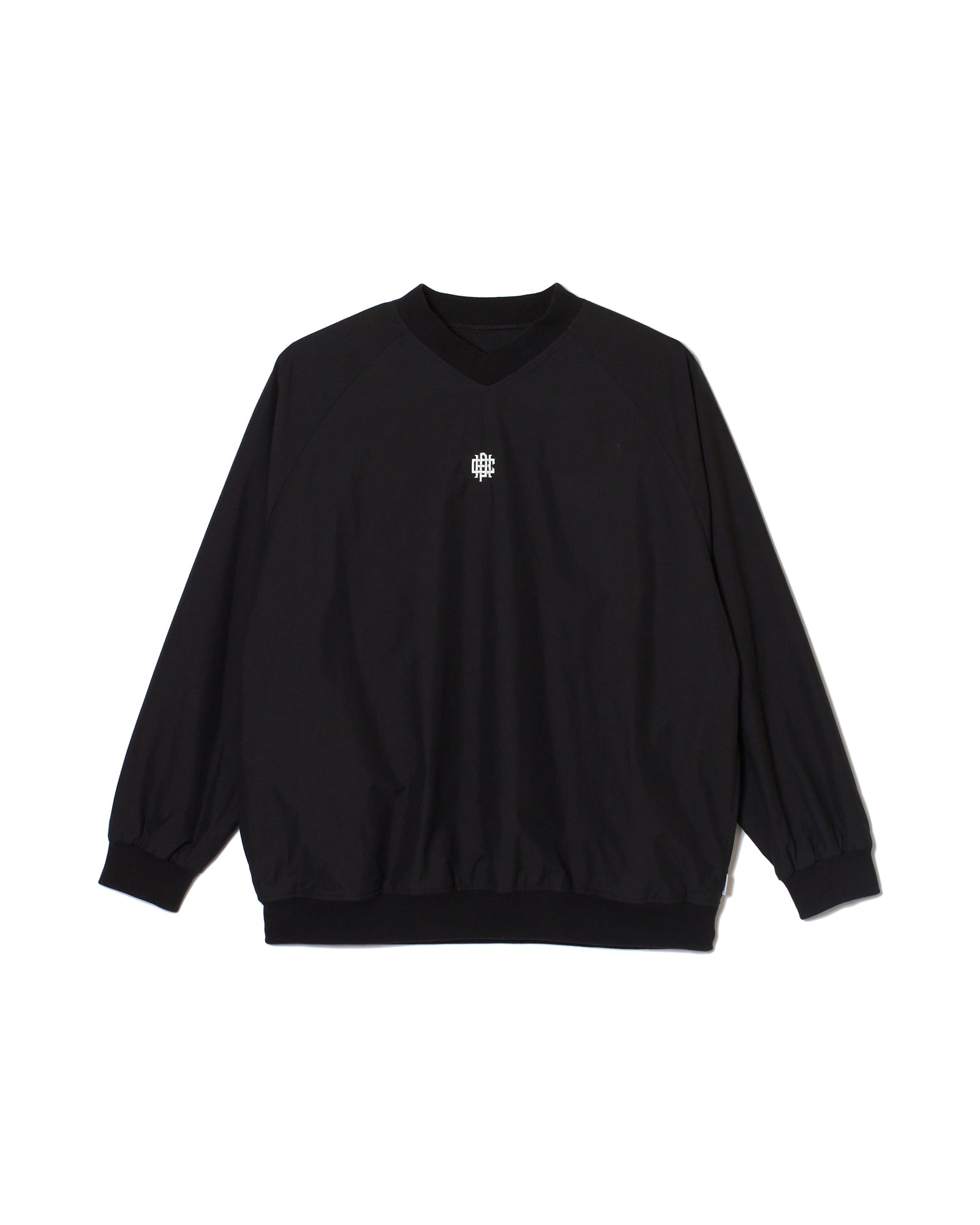 #OVERLAP LOGO NYLON PULLOVER BLACK – RUFFLOG
