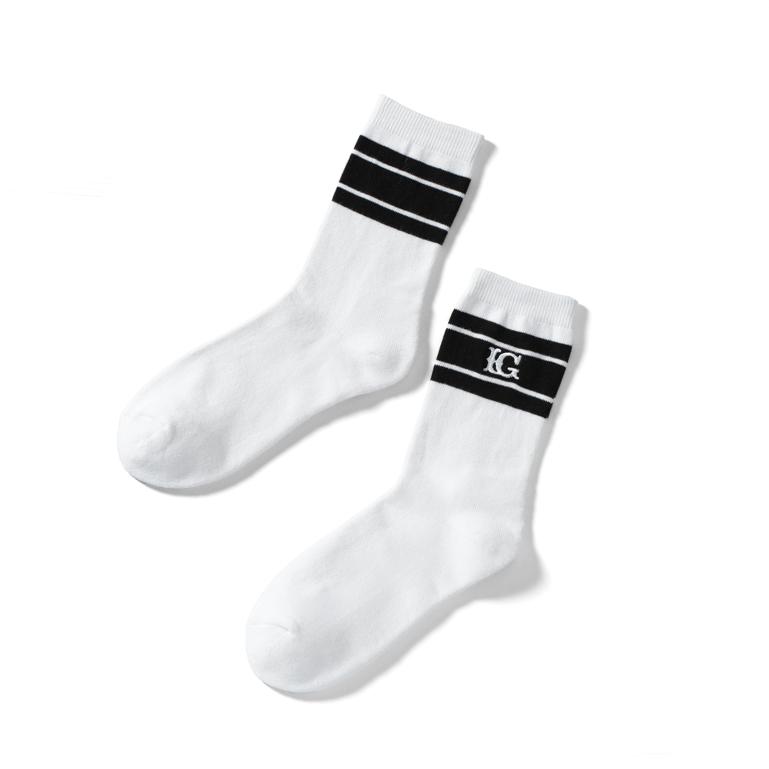 LG SOCKS WHITE – RUFFLOG