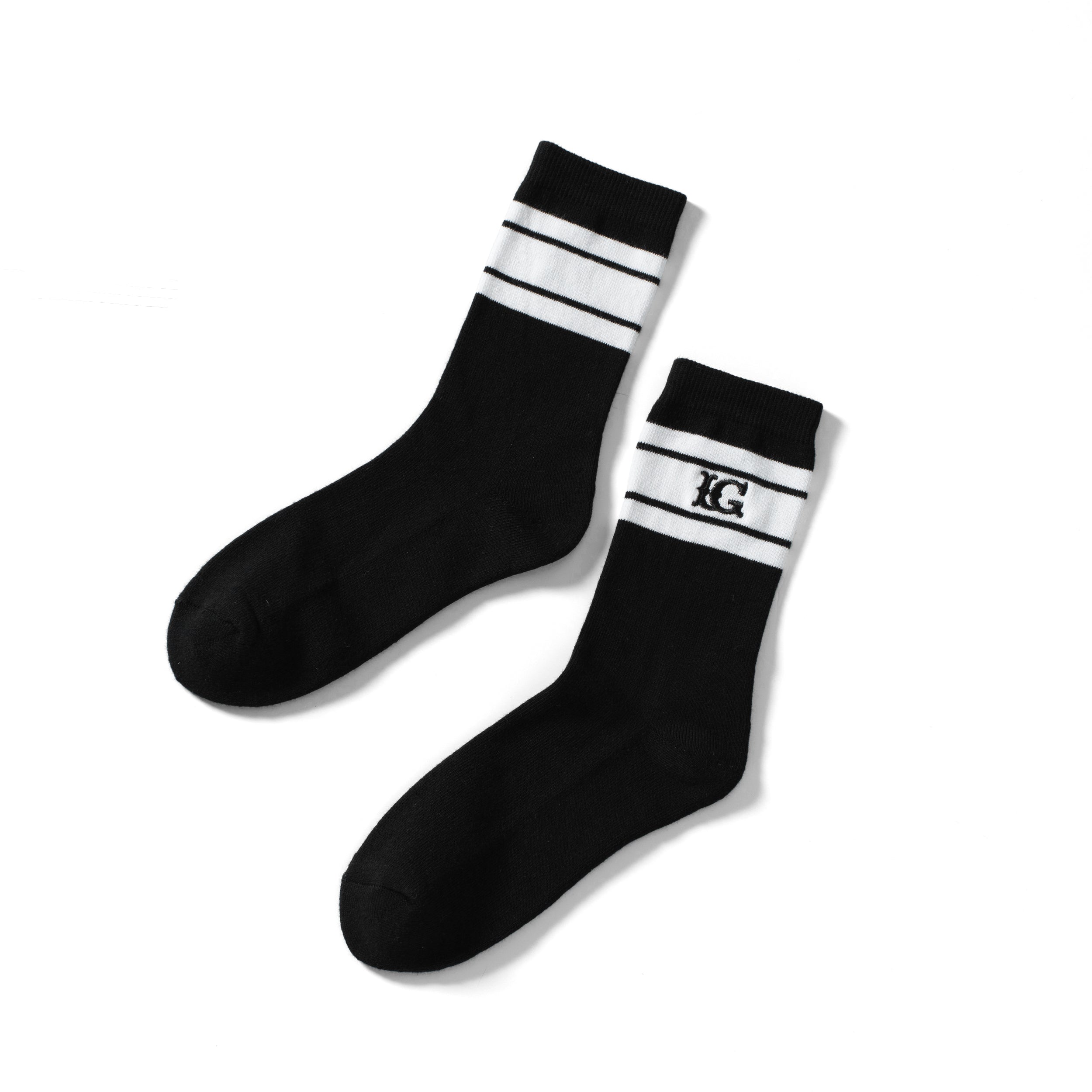 LG SOCKS BLACK – RUFFLOG