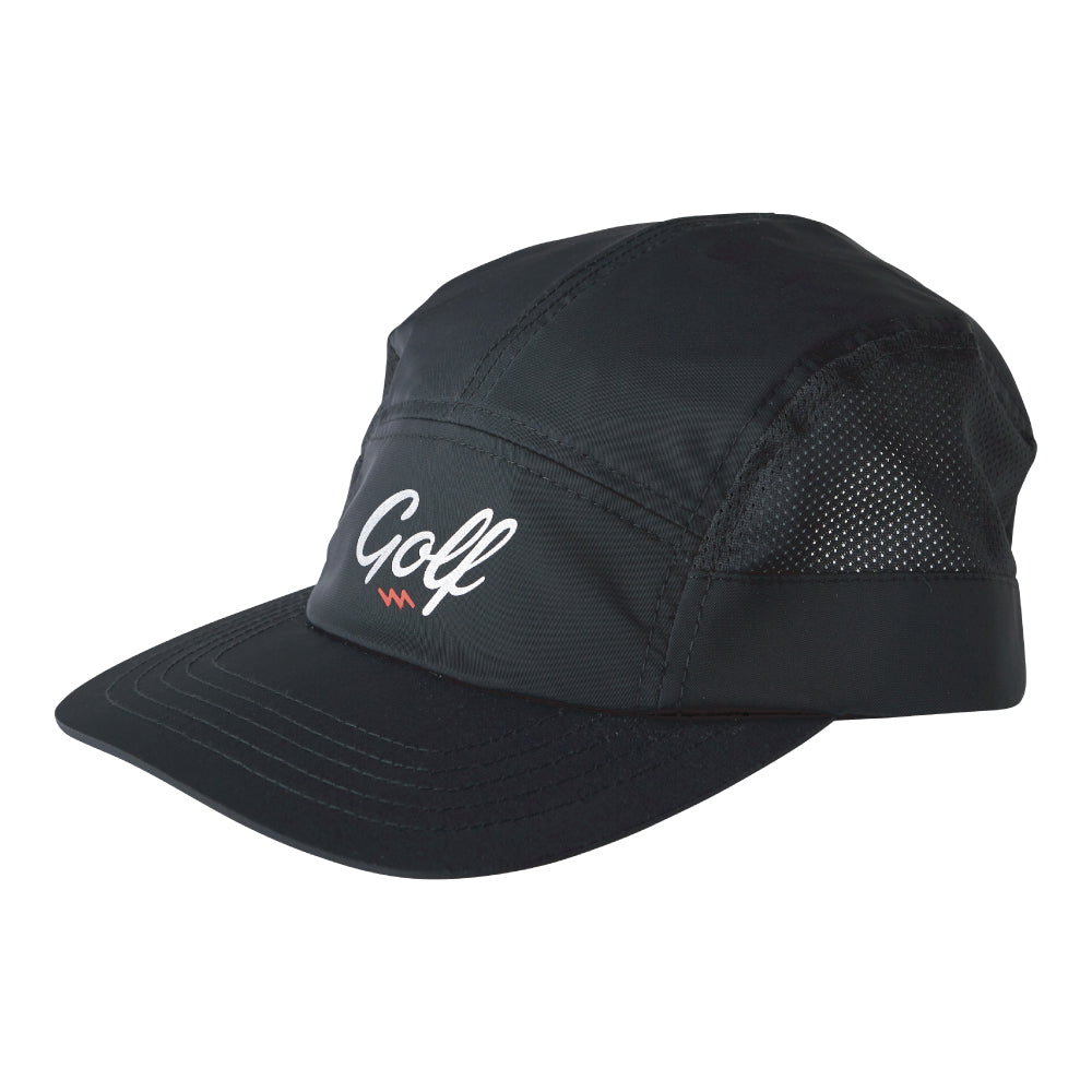 GOLF REFLECTOR MESH CAP BLACK – RUFFLOG