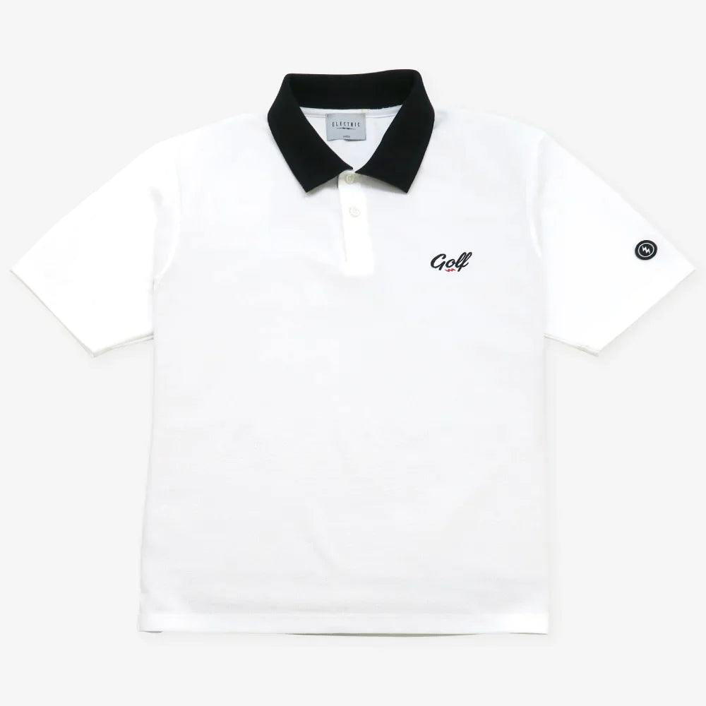 SWITCH COLLAR S/S POLO SHIRT - WHITE – RUFFLOG