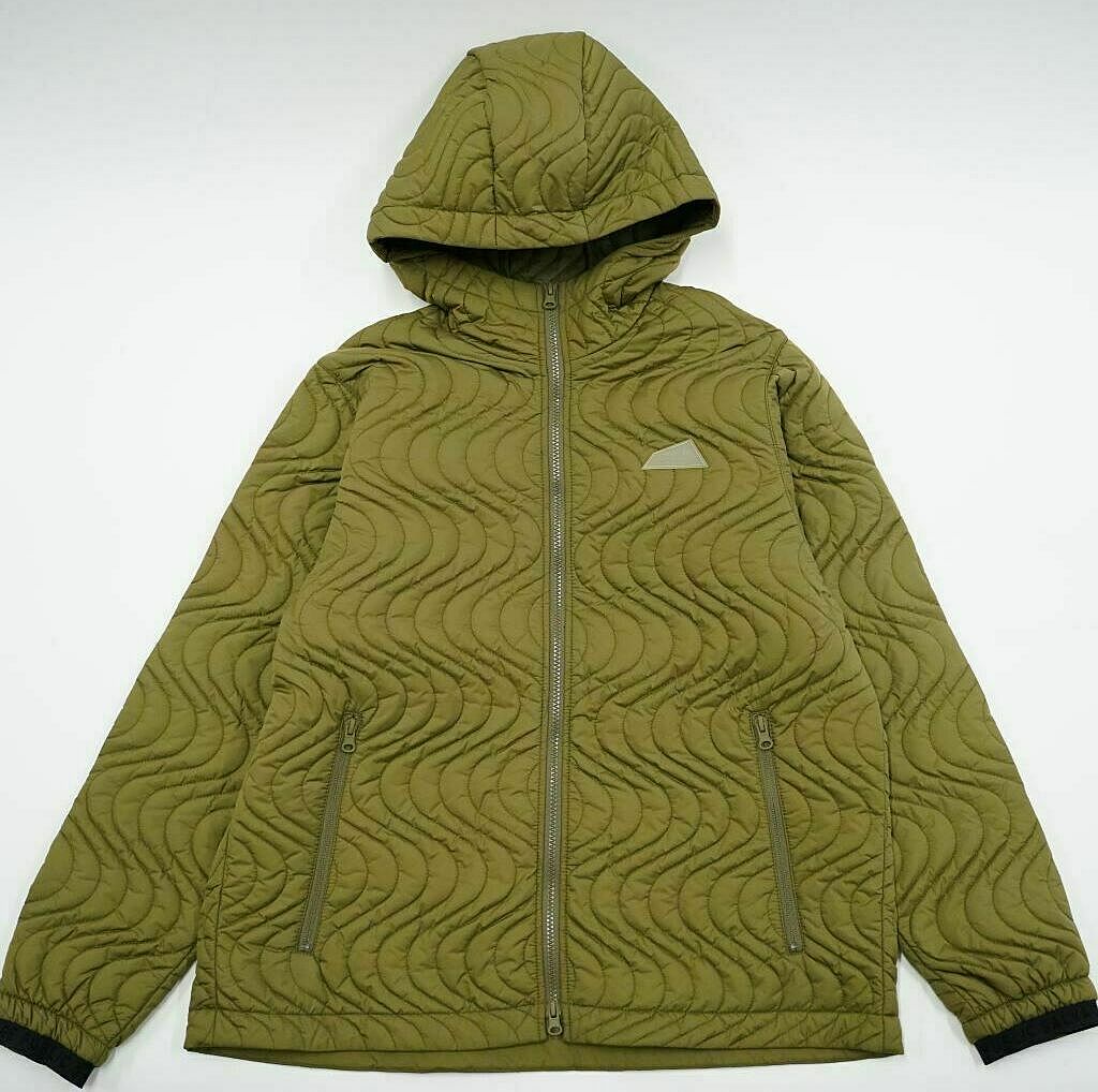 Wēkiu Quilt Hoodie KHAKI – RUFFLOG